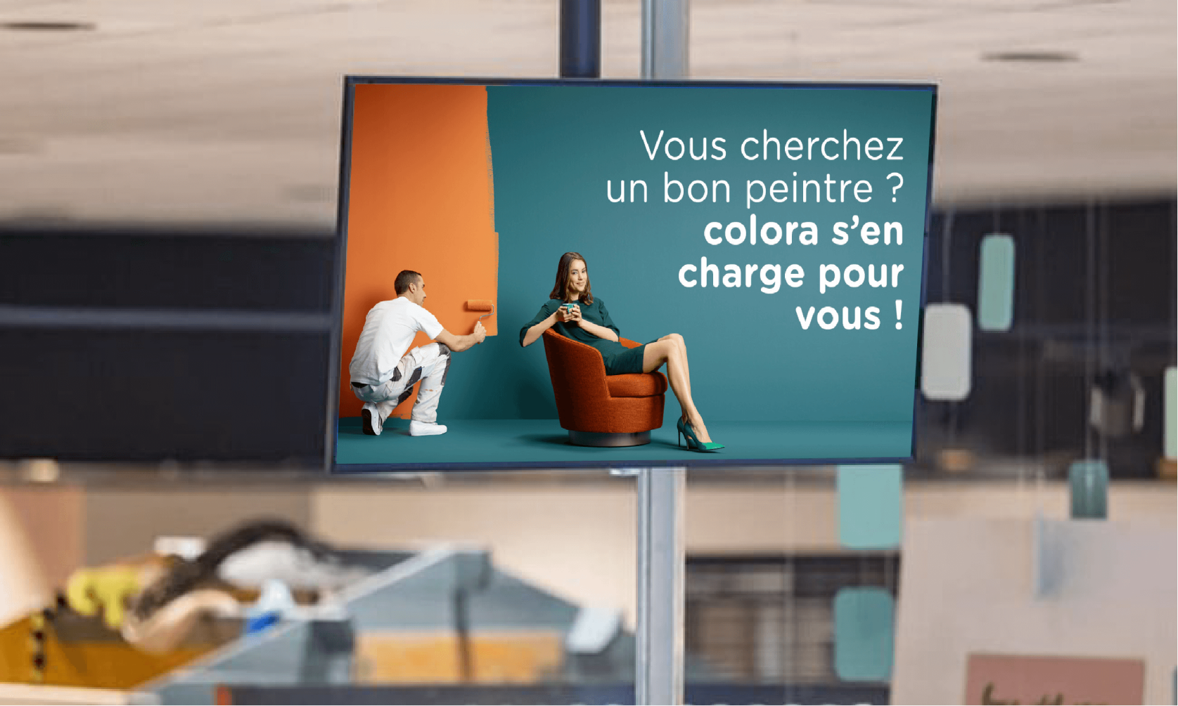 colora inspire grâce à l’affichage dynamique | Telenet Business