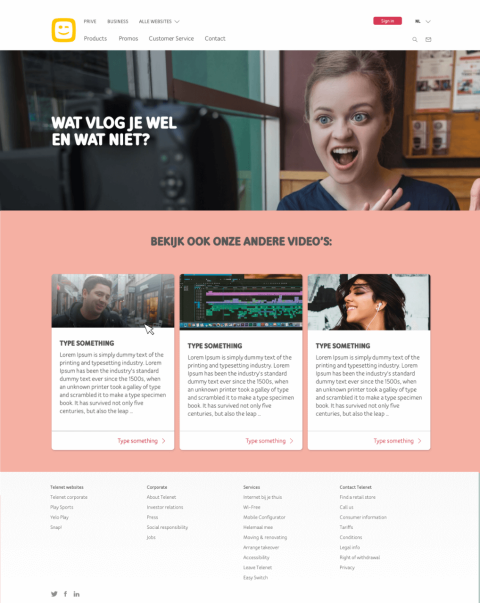 Prix Client Telenet | Telenet Business