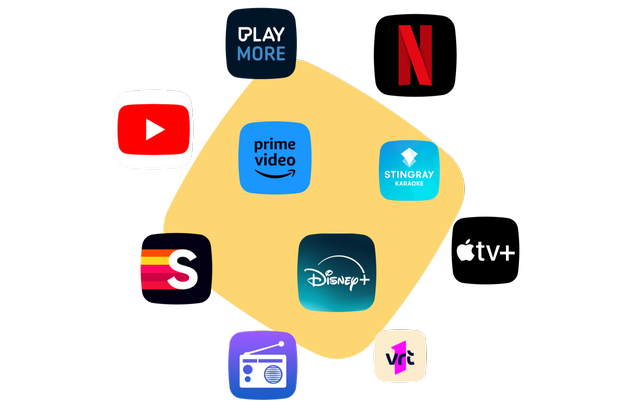 Apps op de TV-box | Telenet